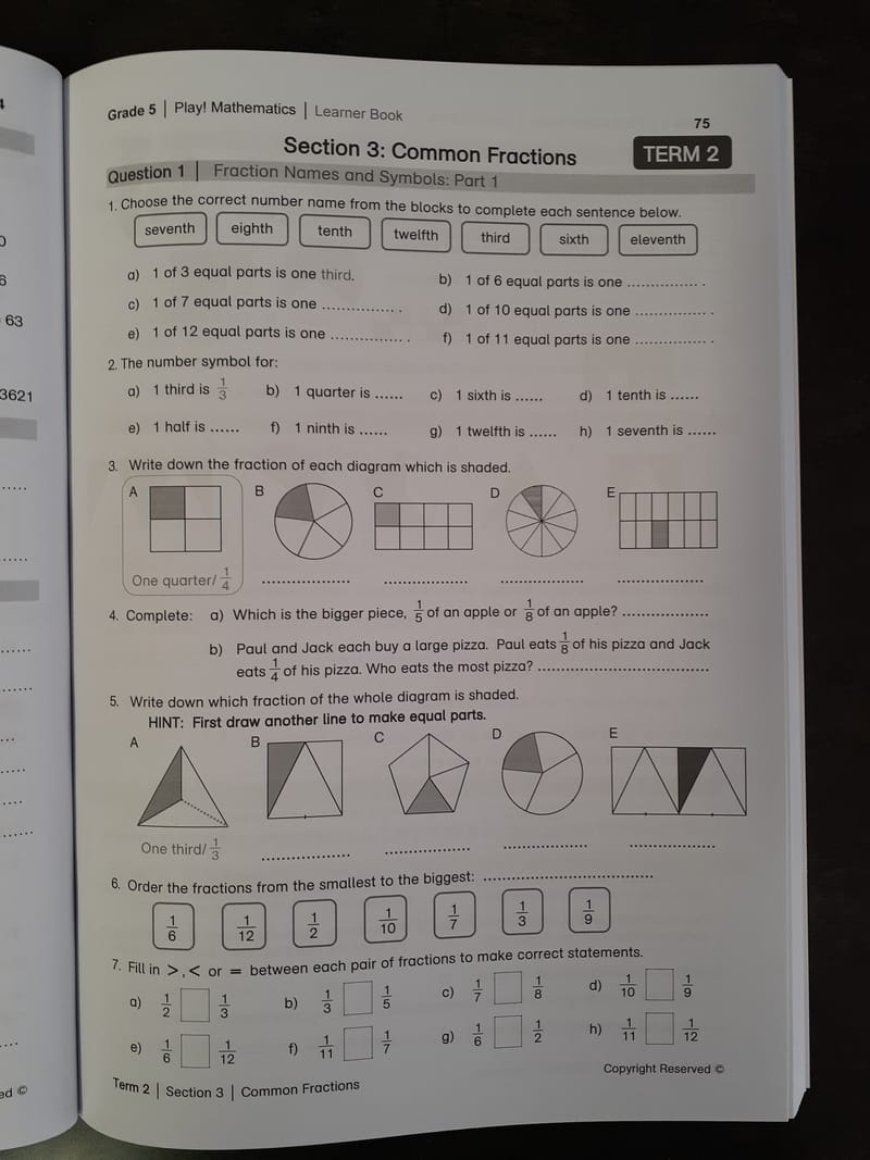 Grade 5 - Take a look inside our Grade 5 Play! Mathematics Learner Book ...