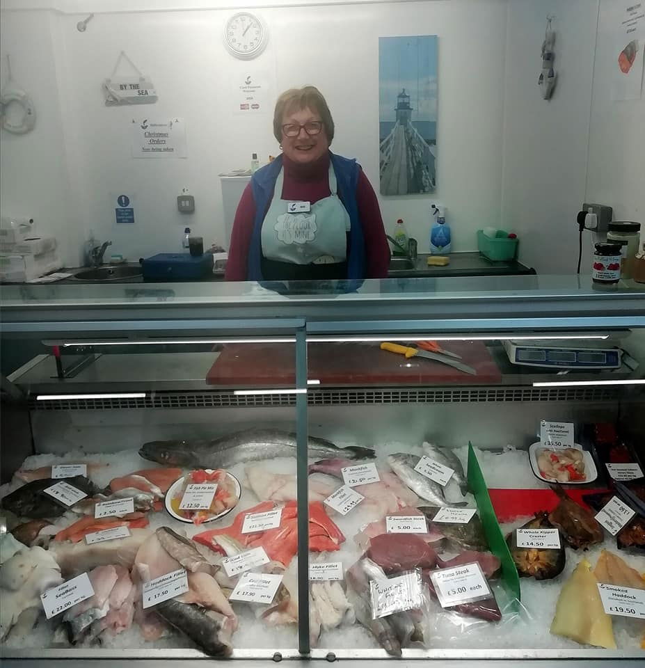 Fish Stall - NEWPORT INDOOR MARKET SHROPSHIRE