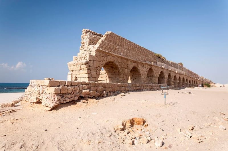 אמת המים של קיסריה - ziv's place neot golf Caesarea