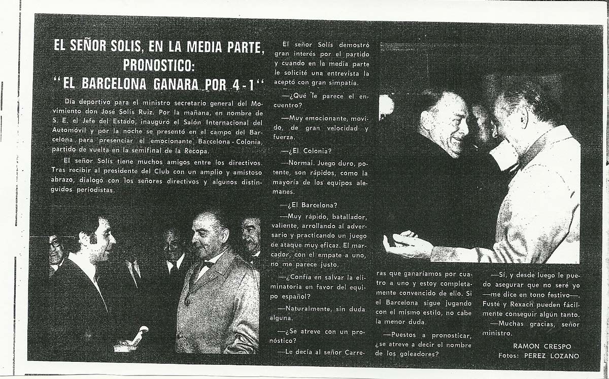 Franco y el Barça, cronología de una mentira.