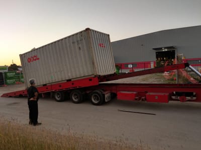 Tilt Tray Container Shipping - SCS Transport Logistics